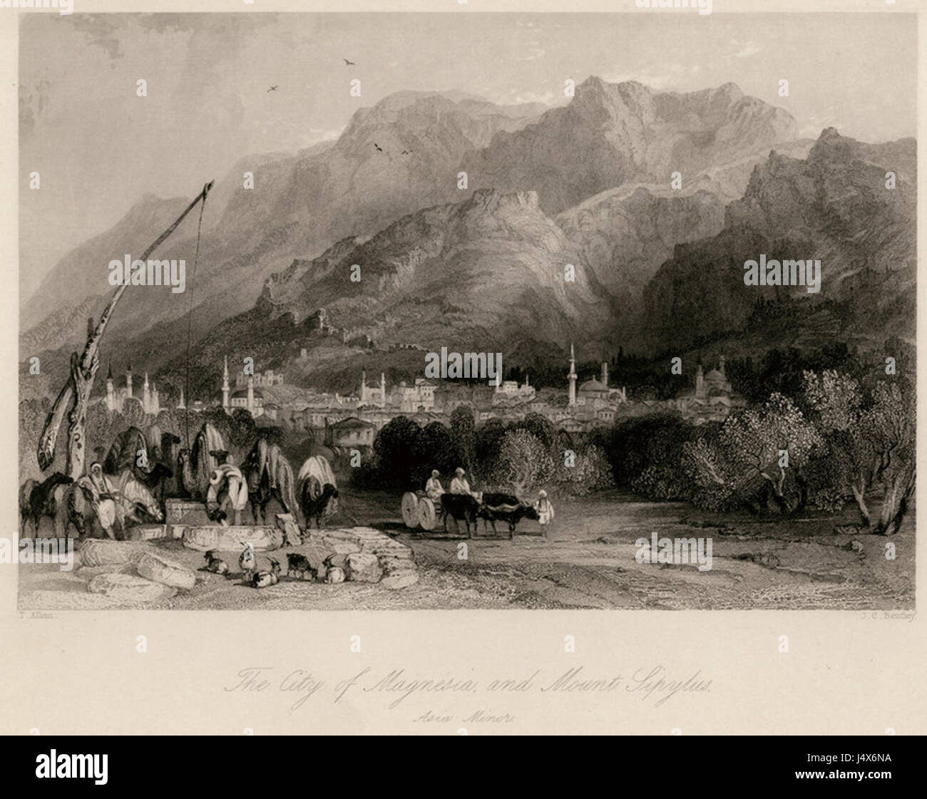 An 1836 work detailing the ancient city of Magnesia and Mount Sipylus ...