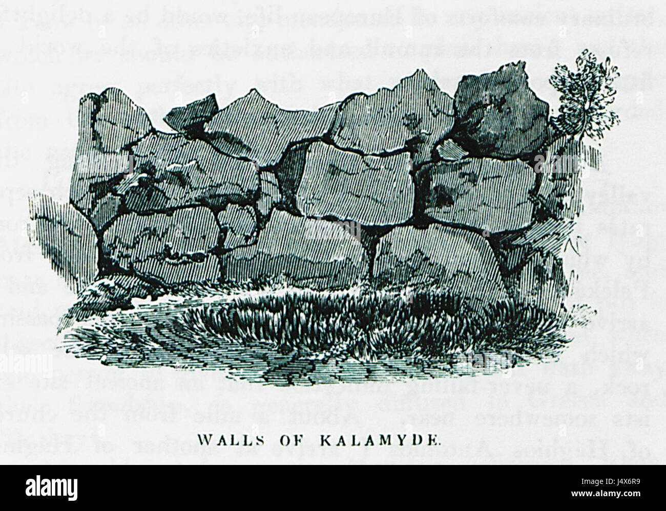 The 'Walls of Kalamyde' by Robert Pashley, dated 1837, is a significant ...