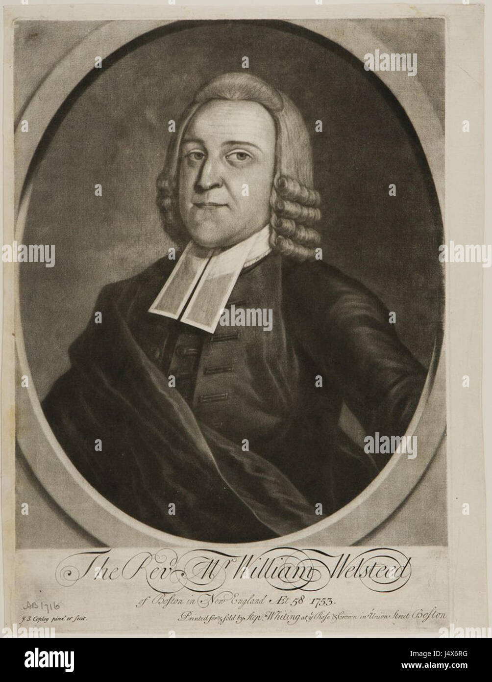 William Welsteed was a prominent 18th-century figure who was painted by ...