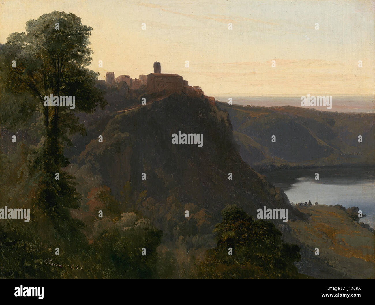 Lake nemi hi-res stock photography and images - Alamy