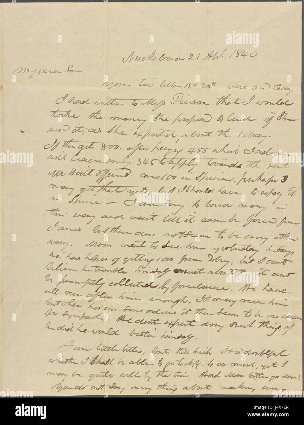 This title refers to a historical document dated from January to April ...