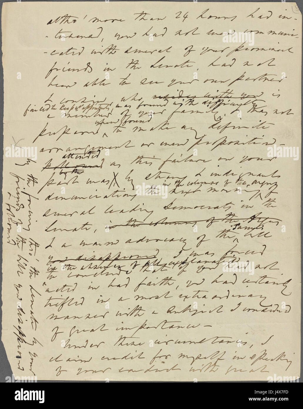 19th century political documents hi-res stock photography and images ...