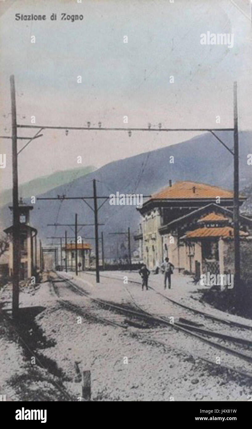 Zogno railway station, located in the Lombardy region of Italy, was an ...