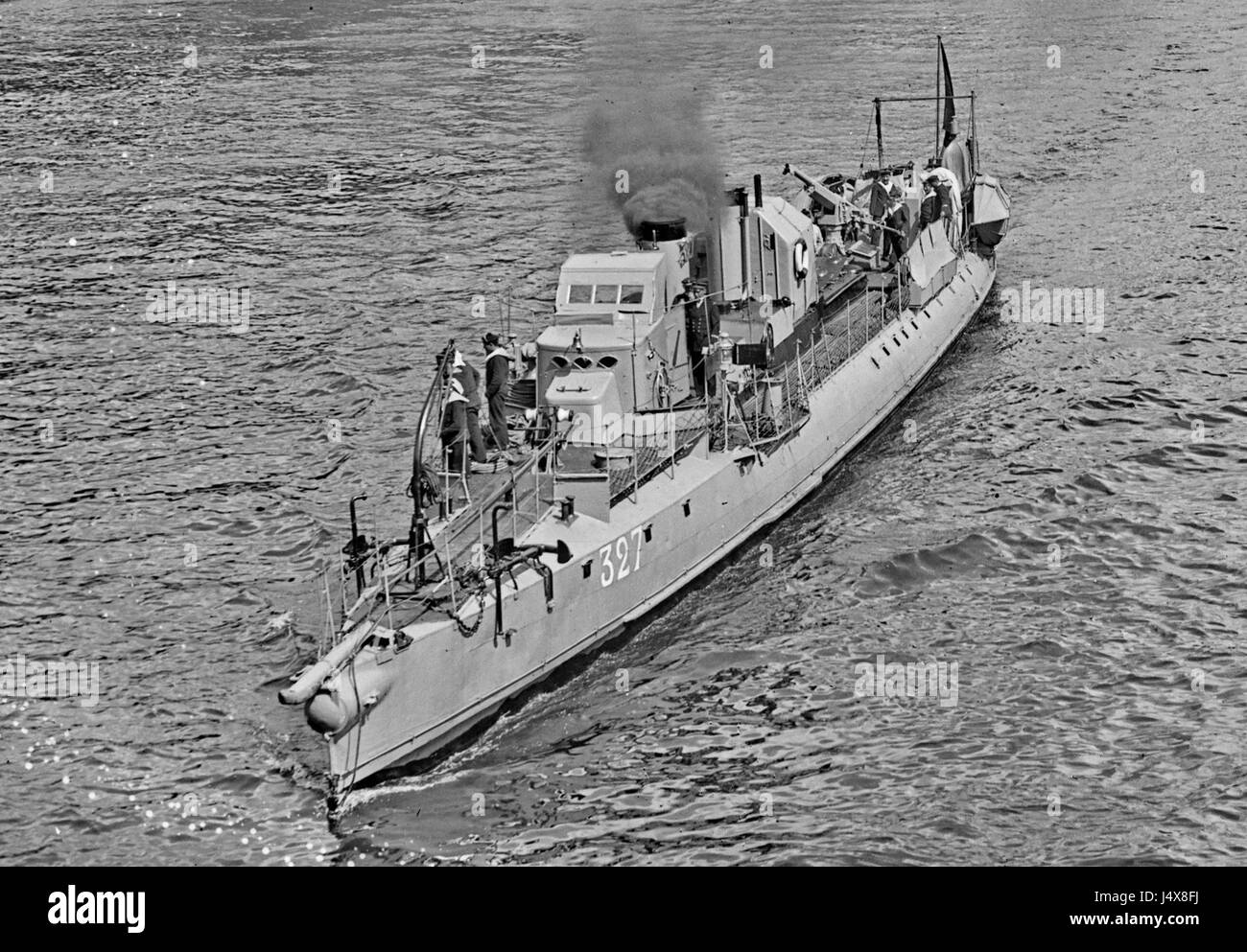 Torpilleur 327 is a French naval torpedo boat of the Type 38m, designed ...