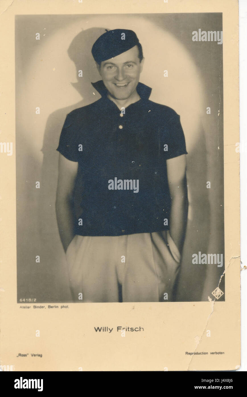 Willy Fritsch High Resolution Stock Photography and Images - Alamy