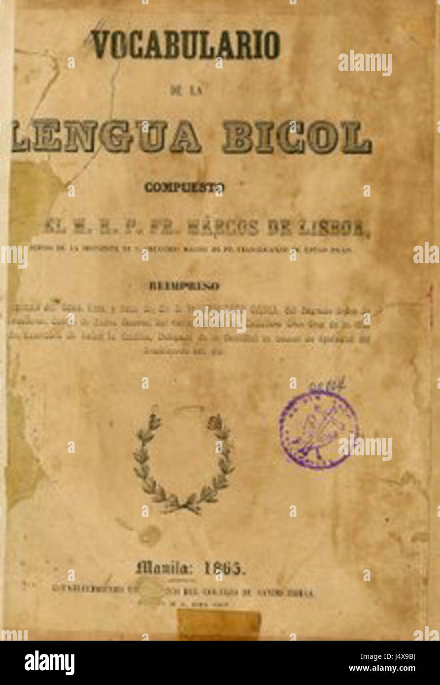 'Vocabulario de la Lengua Bicol' is a historical dictionary or ...