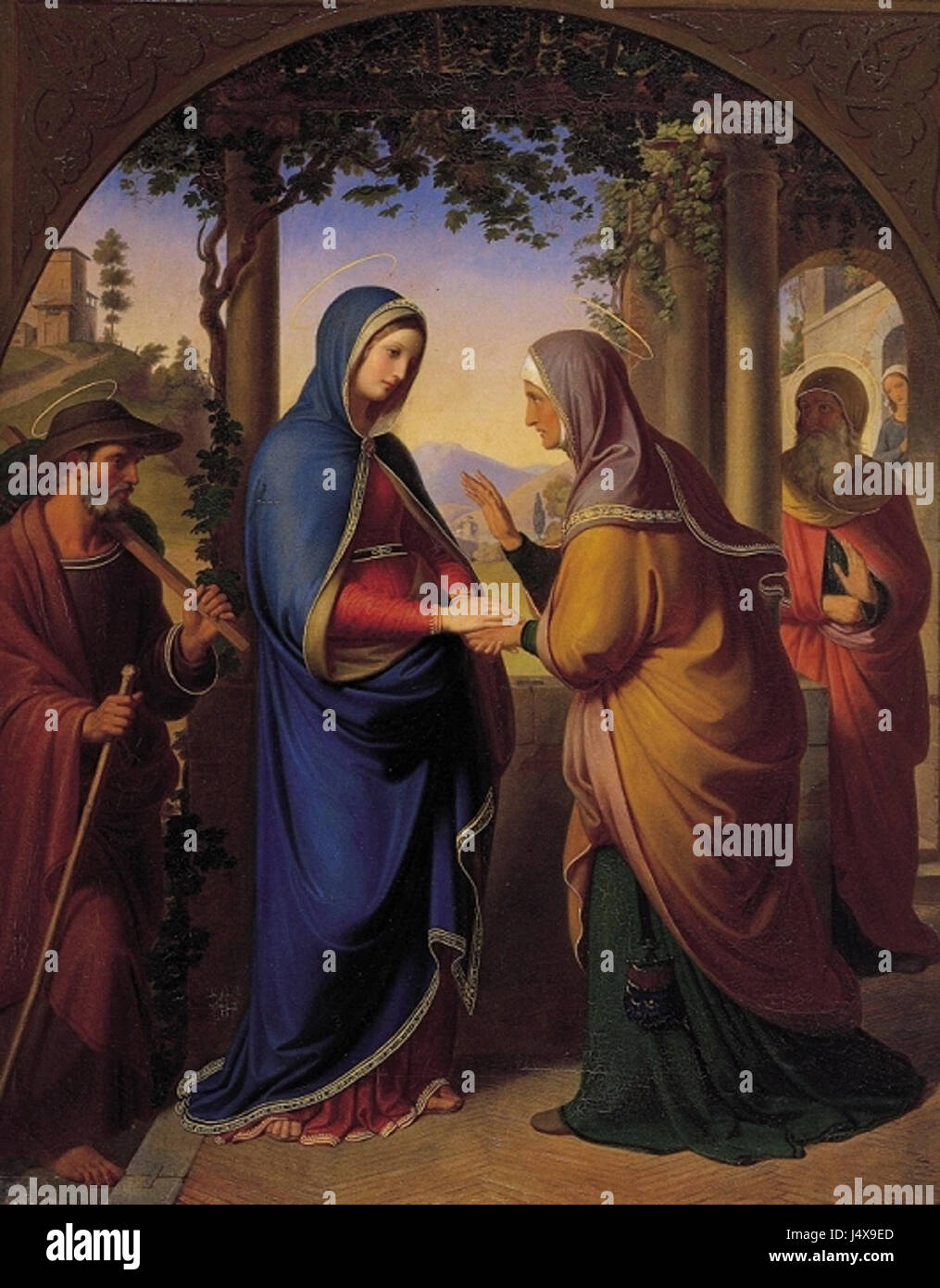 Visitation of mary to elizabeth hi-res stock photography and images - Alamy