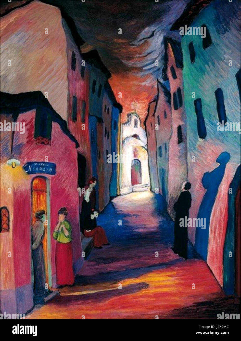 'Ave Maria' is a painting by Russian-born artist Marianne Werefkin ...