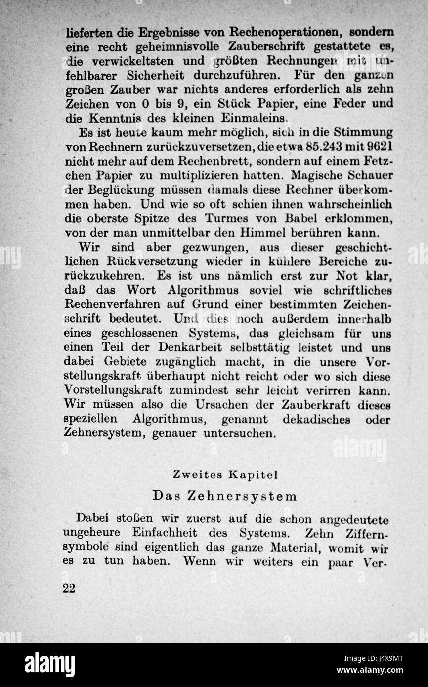 German text from study Black and White Stock Photos & Images - Alamy