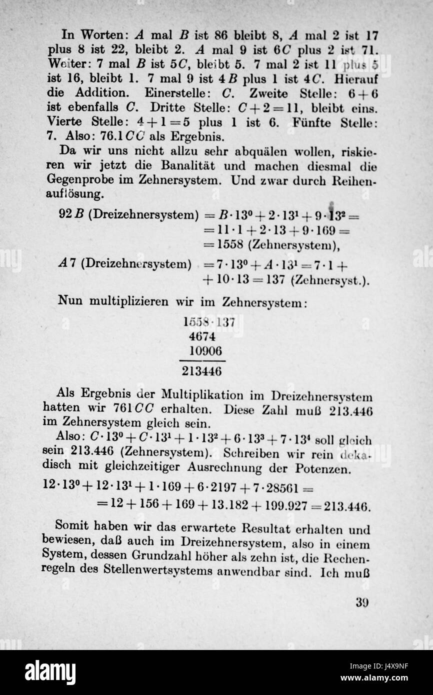This text, titled 'Vom Einmaleins zum Integral' (From Multiplication ...