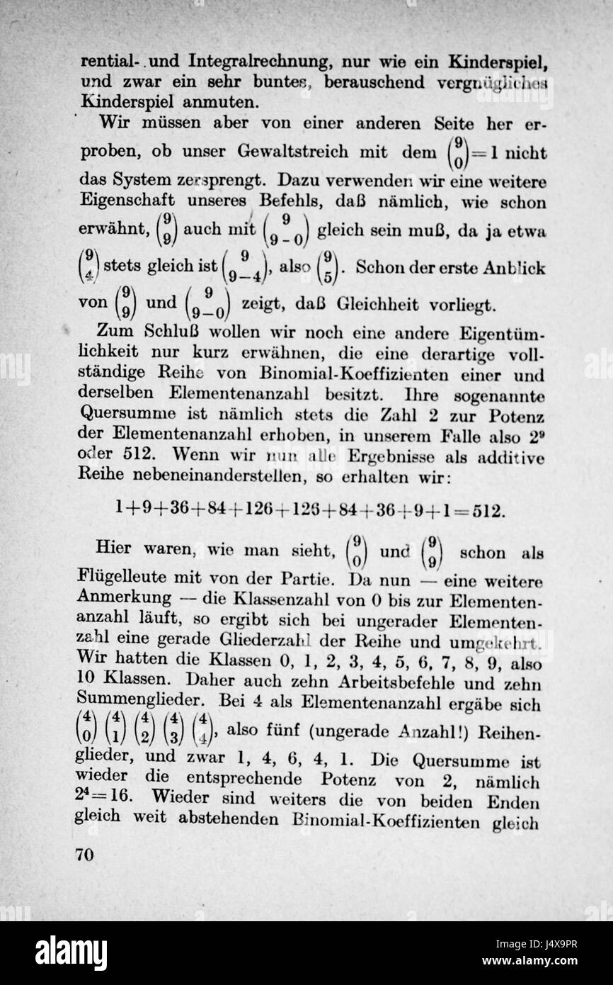 This German title suggests a mathematical progression, from basic ...