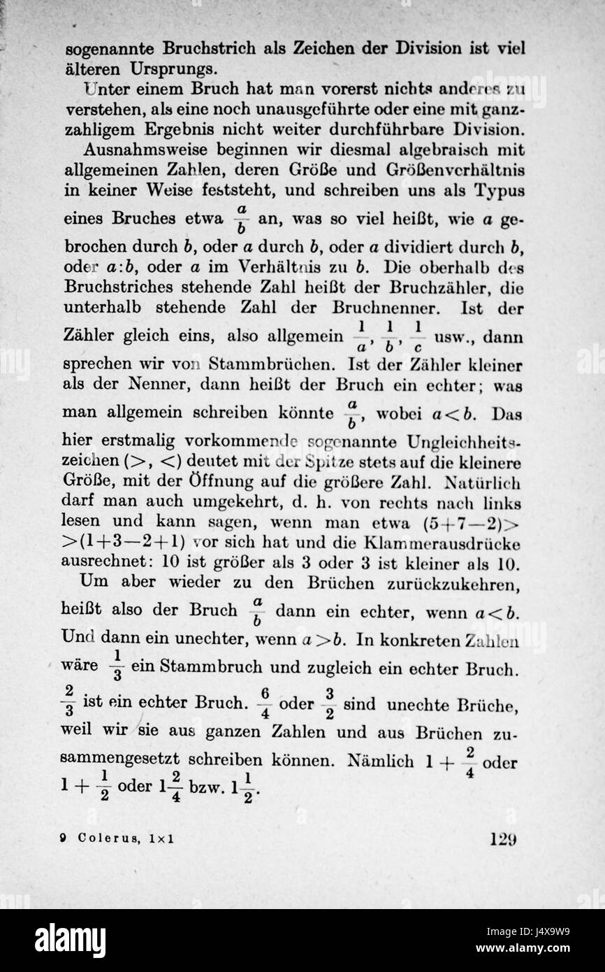 'Vom Einmaleins zum Integral Seite 129' translates to 'From the ...