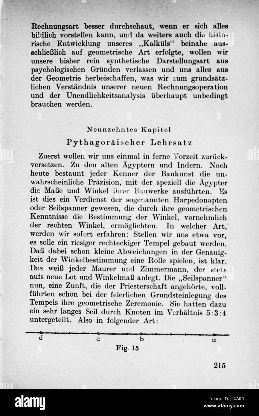 This page, 'Vom Einmaleins zum Integral Seite 215,' is from a ...