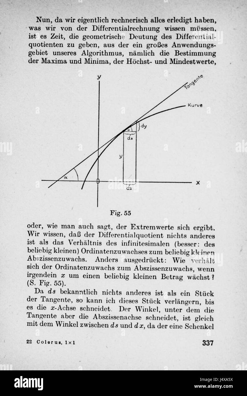 This image is from a mathematical text, titled 'Vom Einmaleins zum ...