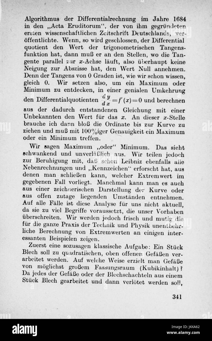 This page from 'Vom Einmaleins zum Integral' explores mathematical ...