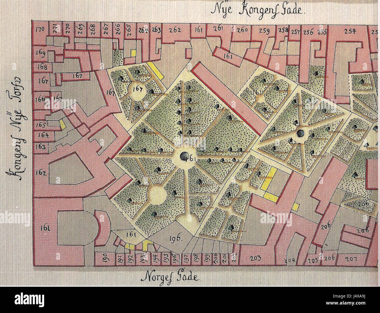 The Thott Mansion garden, dating from 1757, is an important historical ...