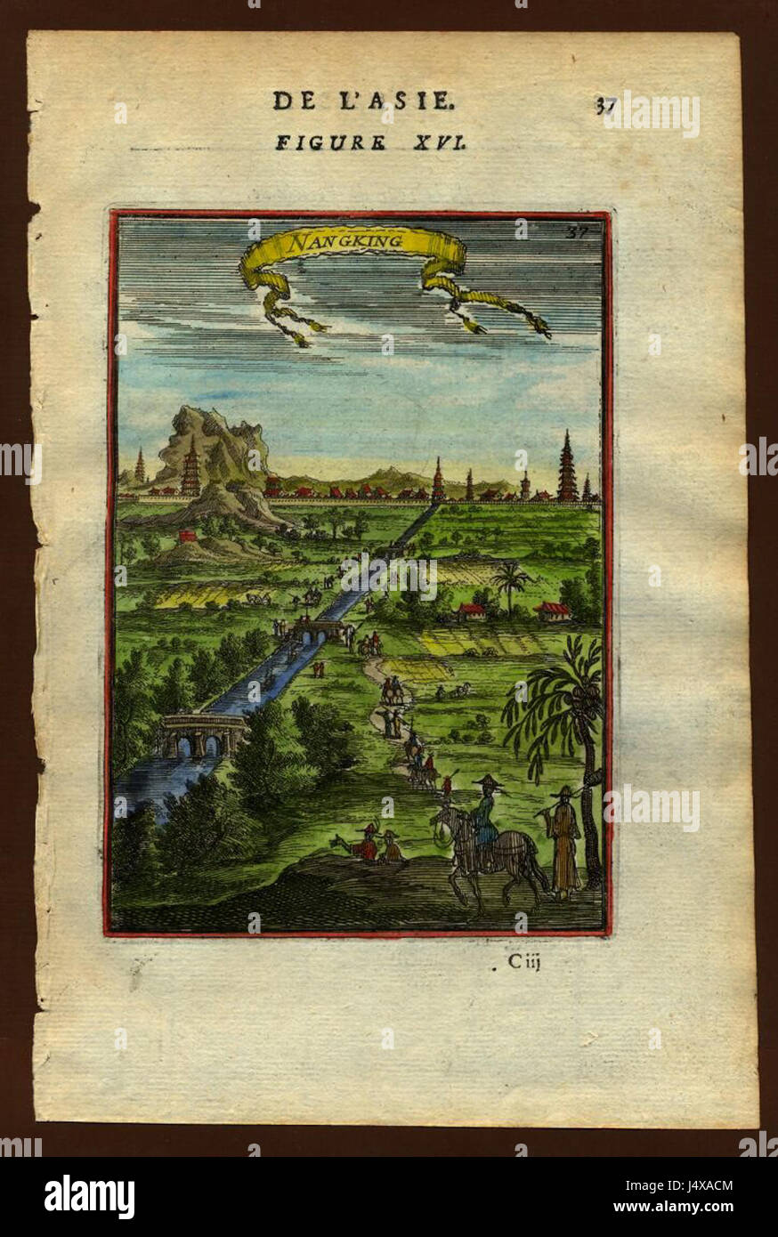 A historical view of Nanking (Nanjing) from 1683 provides a glimpse ...