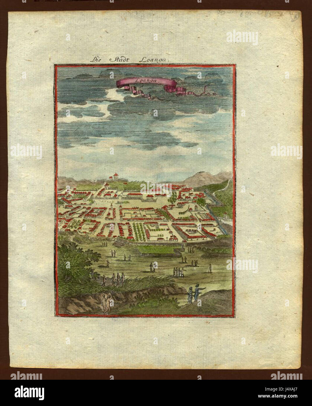 Old map of angola hi-res stock photography and images - Alamy