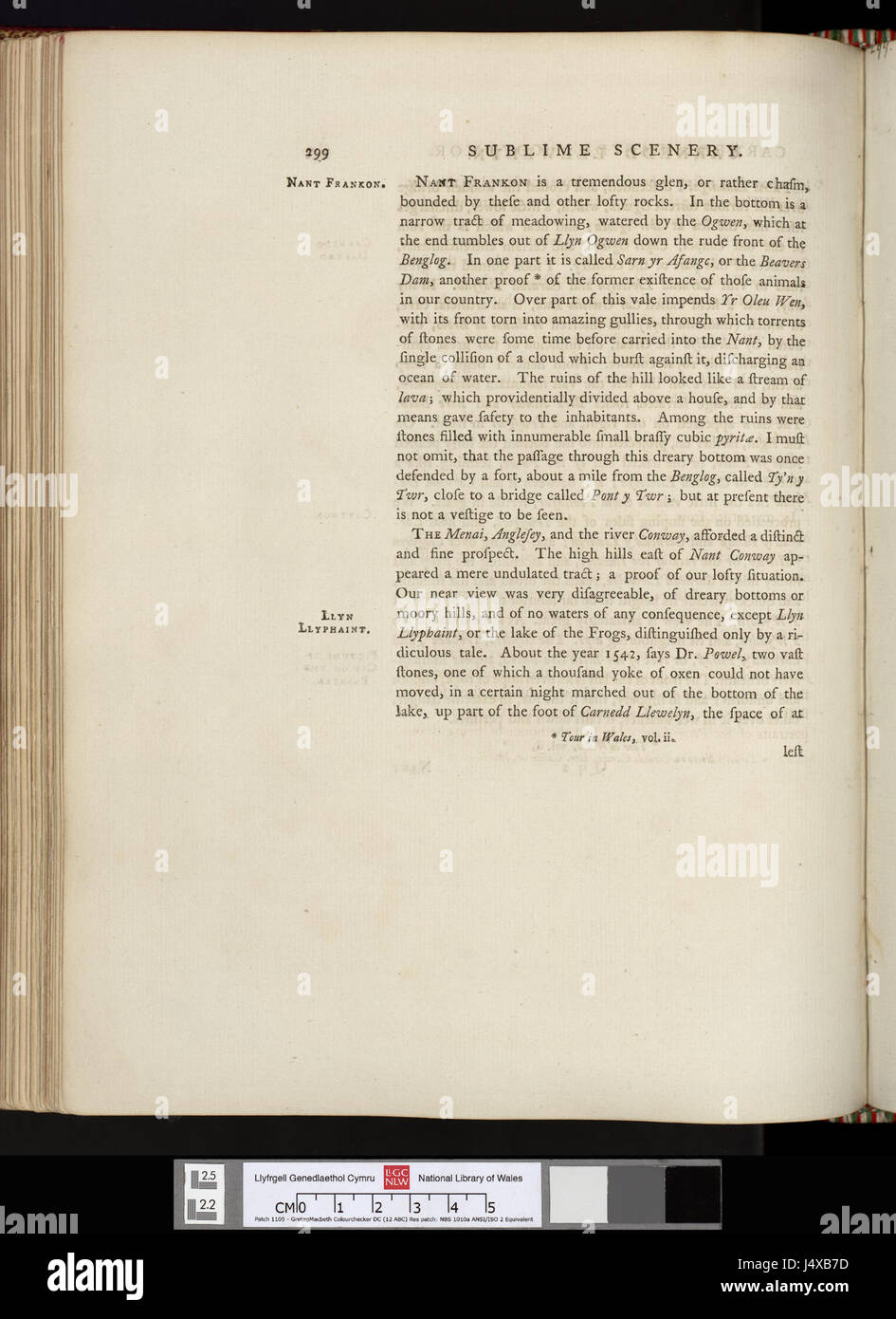 Thomas Pennant's 'A Tour in Wales' (published in 1778) provides a ...