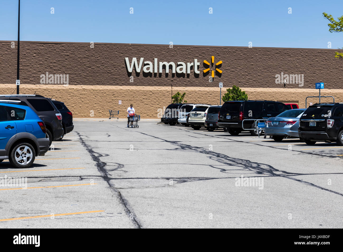 Indianapolis - Circa May 2017: Walmart Retail Location. Walmart is an ...