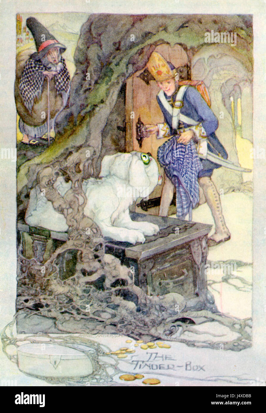 Anne Anderson's illustration of 'The Tinder Box' brings to life Hans ...