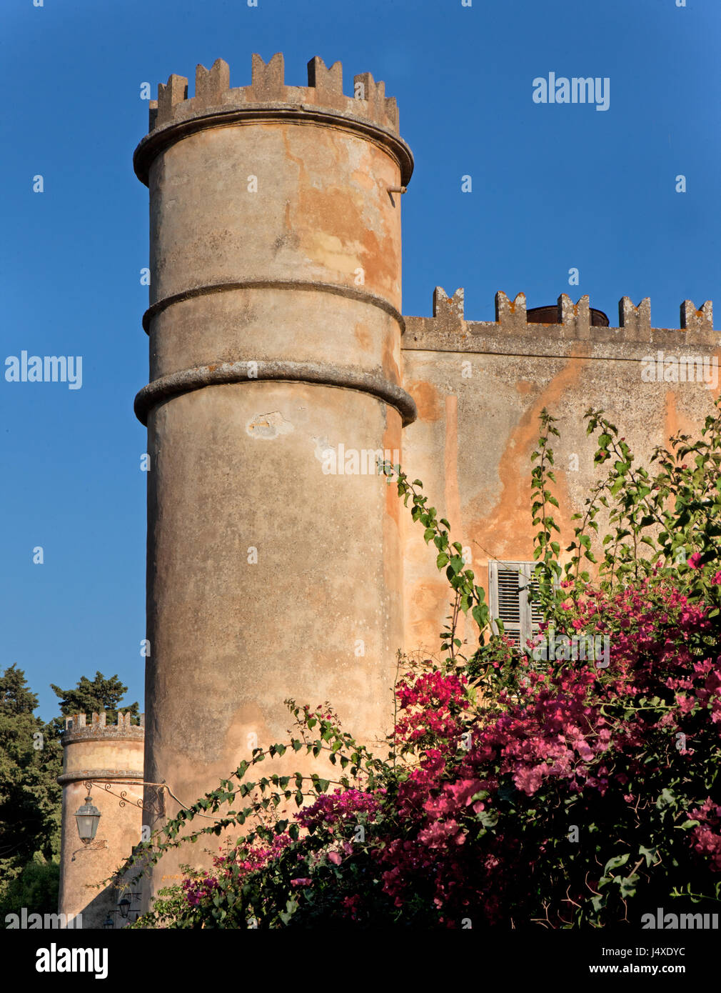 Sandstone historic 17th century Castle Santa Maria in Mazara del Vallo ...