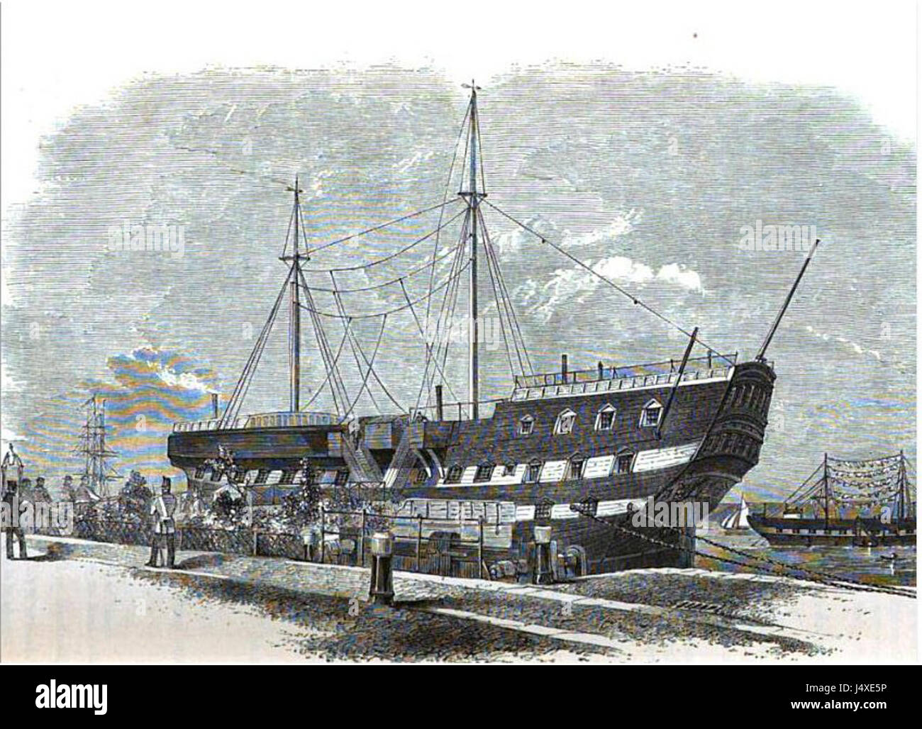 The Warrior was a notorious prison ship used during the 18th century ...