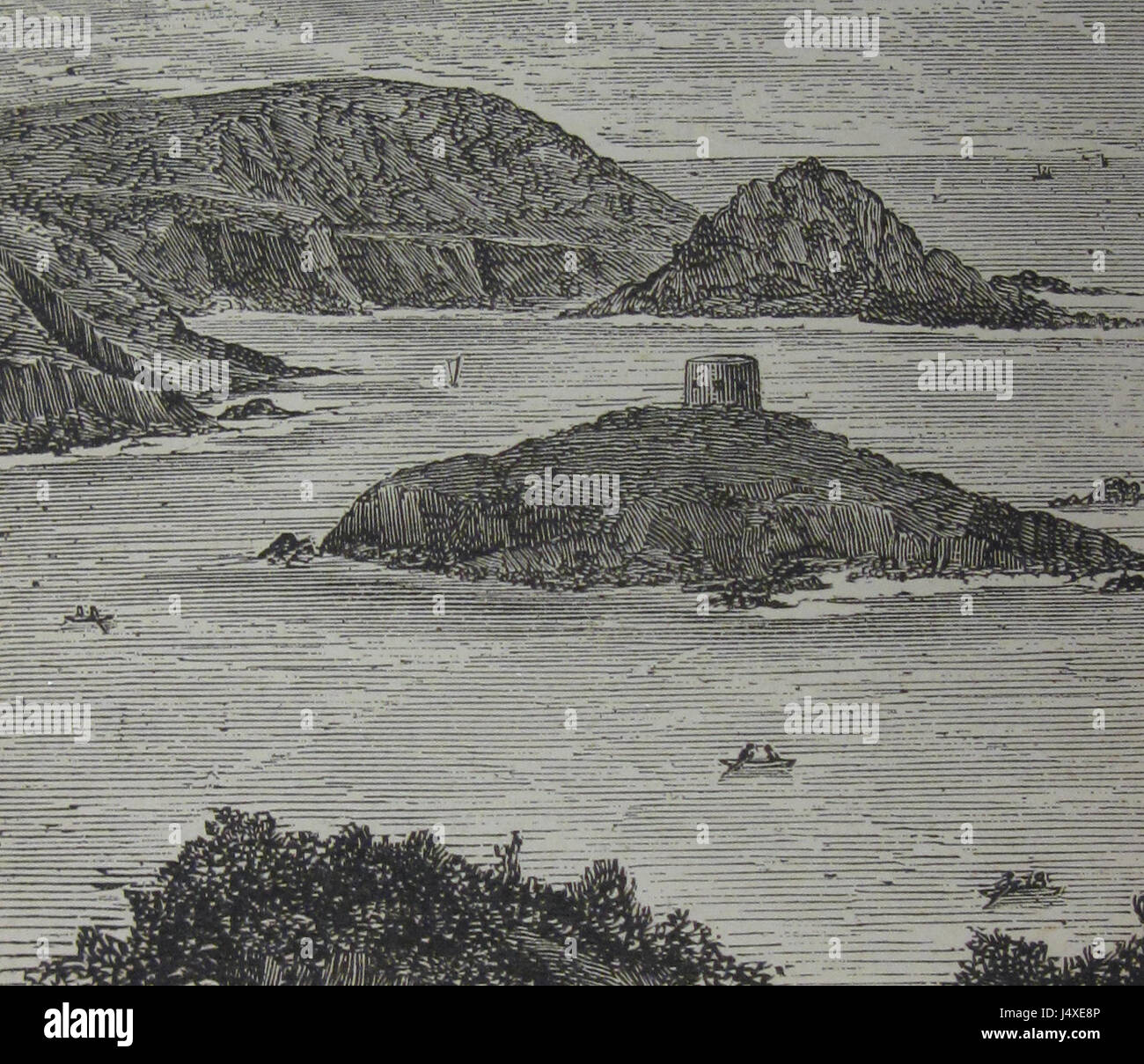 An 1882 illustrated guide detailing the history and landmarks of the ...