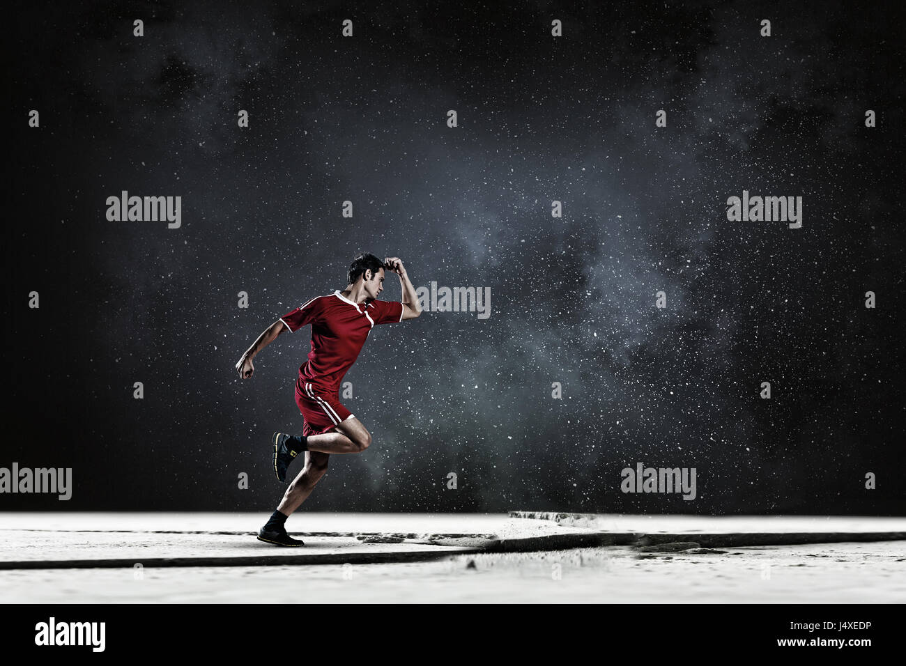 Young sportsman in uniform hi-res stock photography and images - Alamy