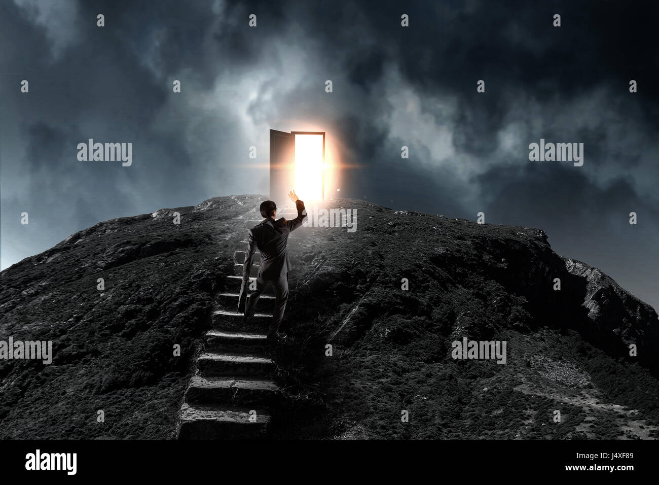 Work way up conceptual High Resolution Stock Photography and Images - Alamy