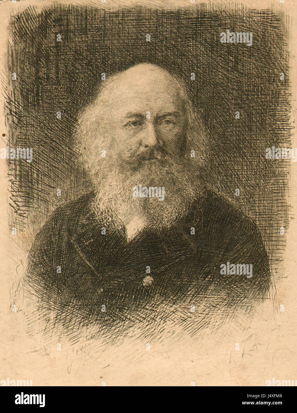 This portrait depicts Dmitry Rovinsky, a Russian historian and scholar ...