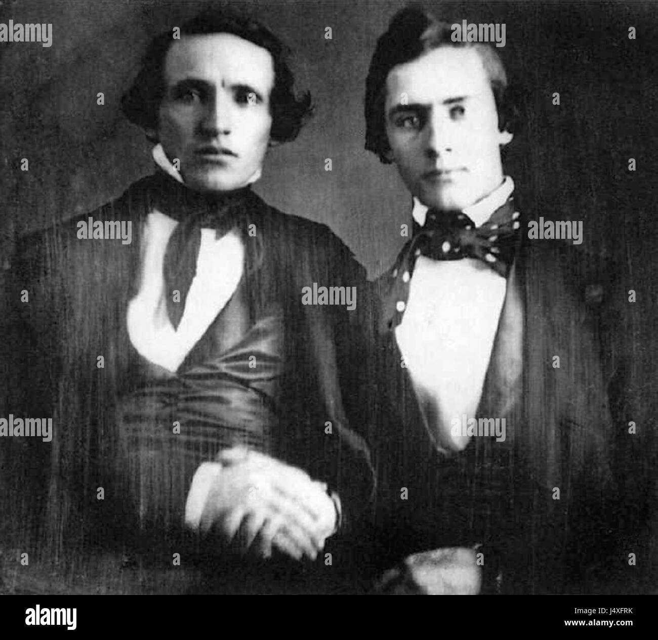 William Little Lee and Charles Reed Bishop 1846 Stock Photo - Alamy