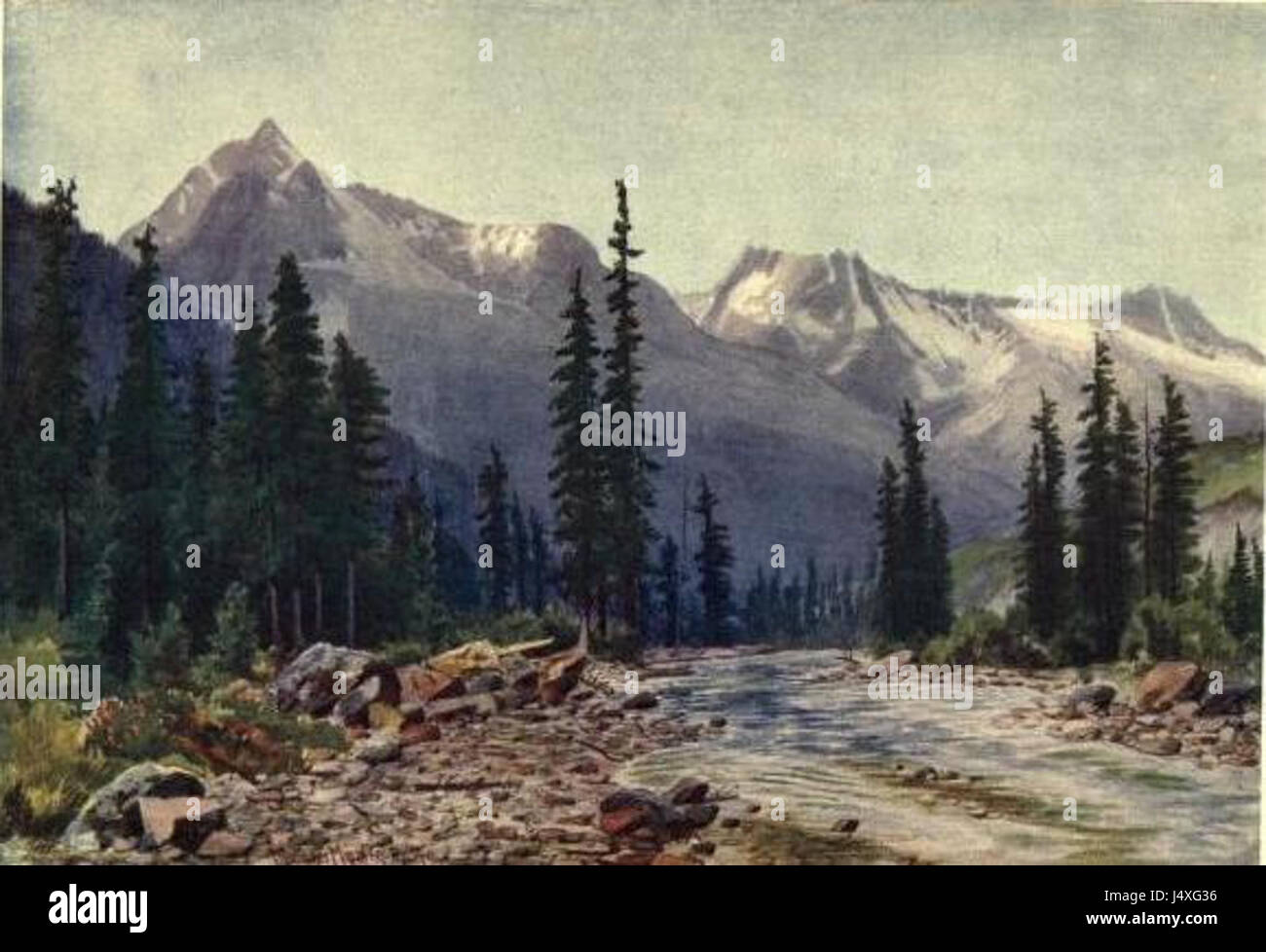 The Rocky Mountains, a major mountain range in North America, stretch ...