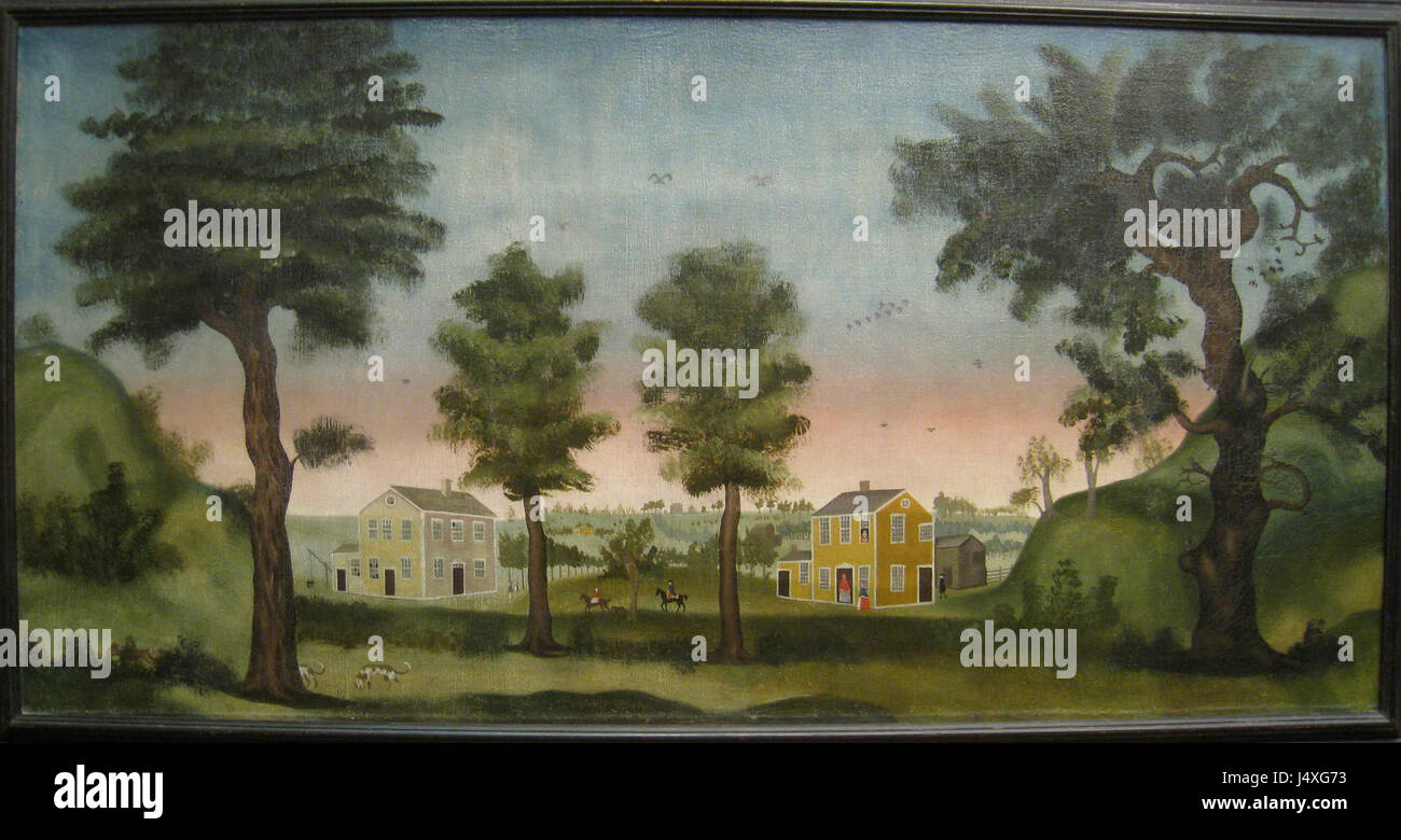 This portrait of the Homestead of General Timothy Ruggles, painted by ...
