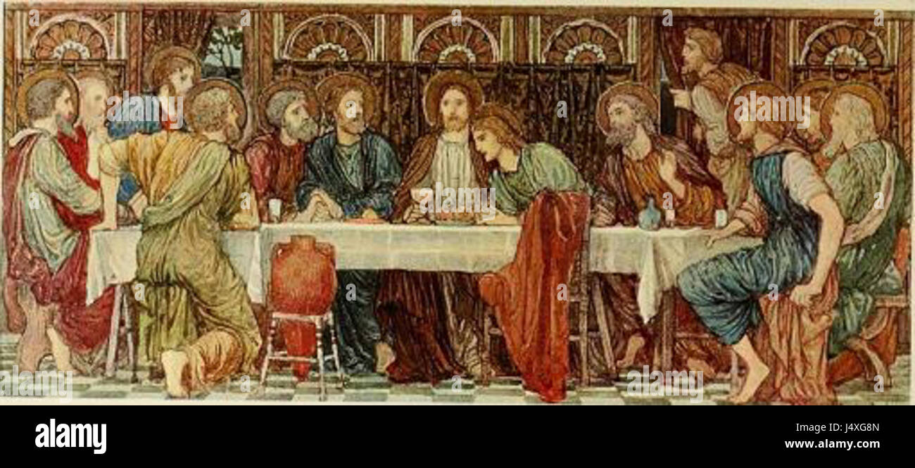 The Last supper Stock Photo - Alamy