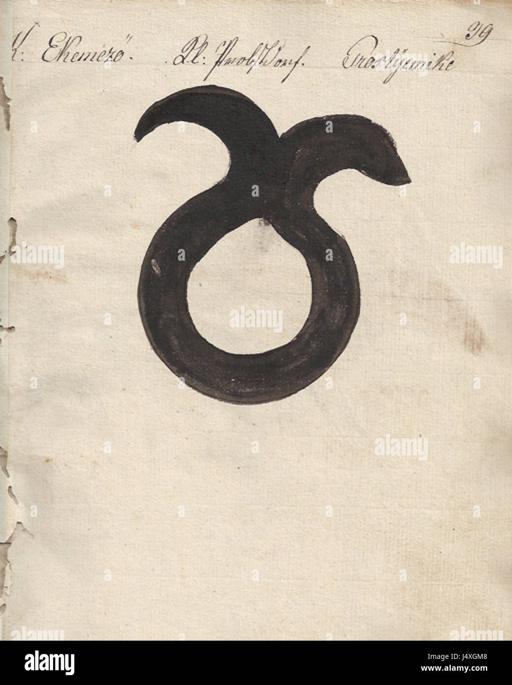 This image represents a historical brand mark or symbol, used for ...