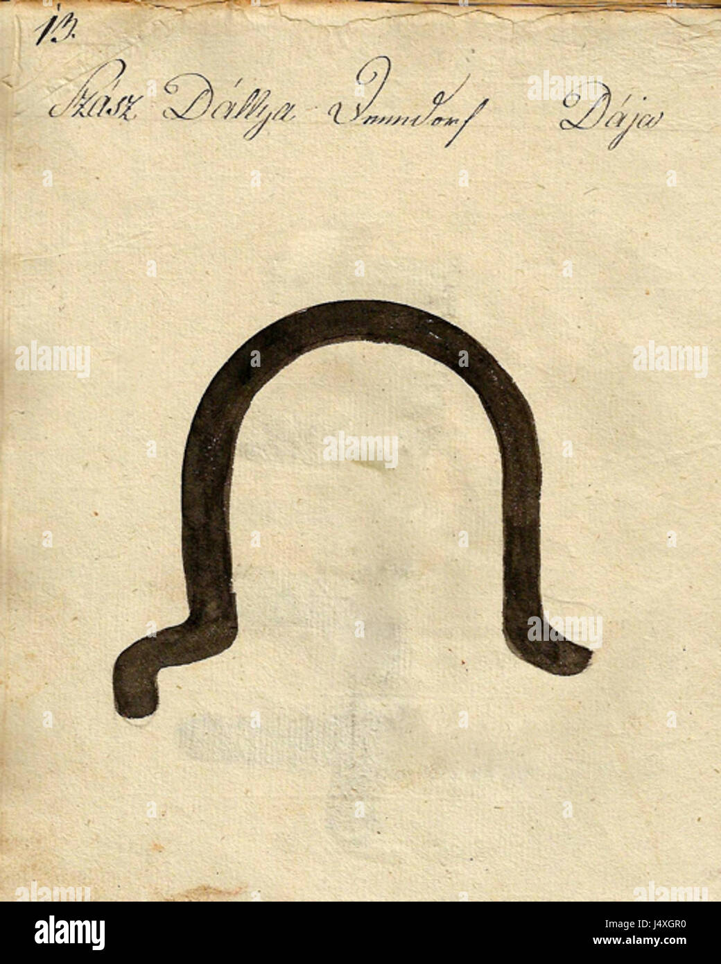 A reference to cattle branding marks, specifically from Denndorf, a ...