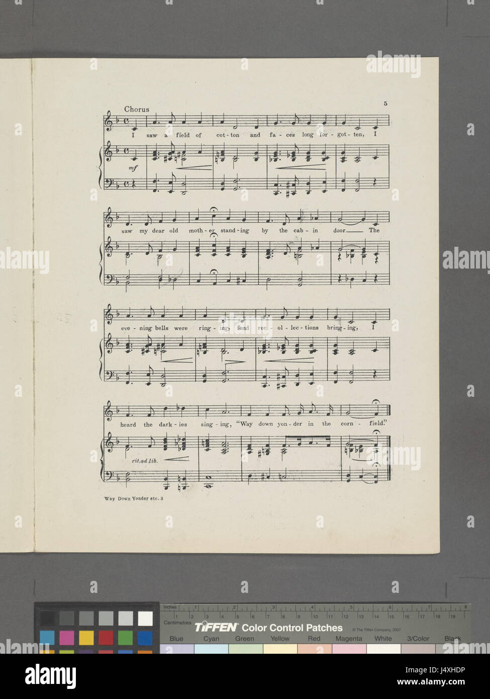 'Way Down Yonder in the Cornfield' is a folk song that originated in ...