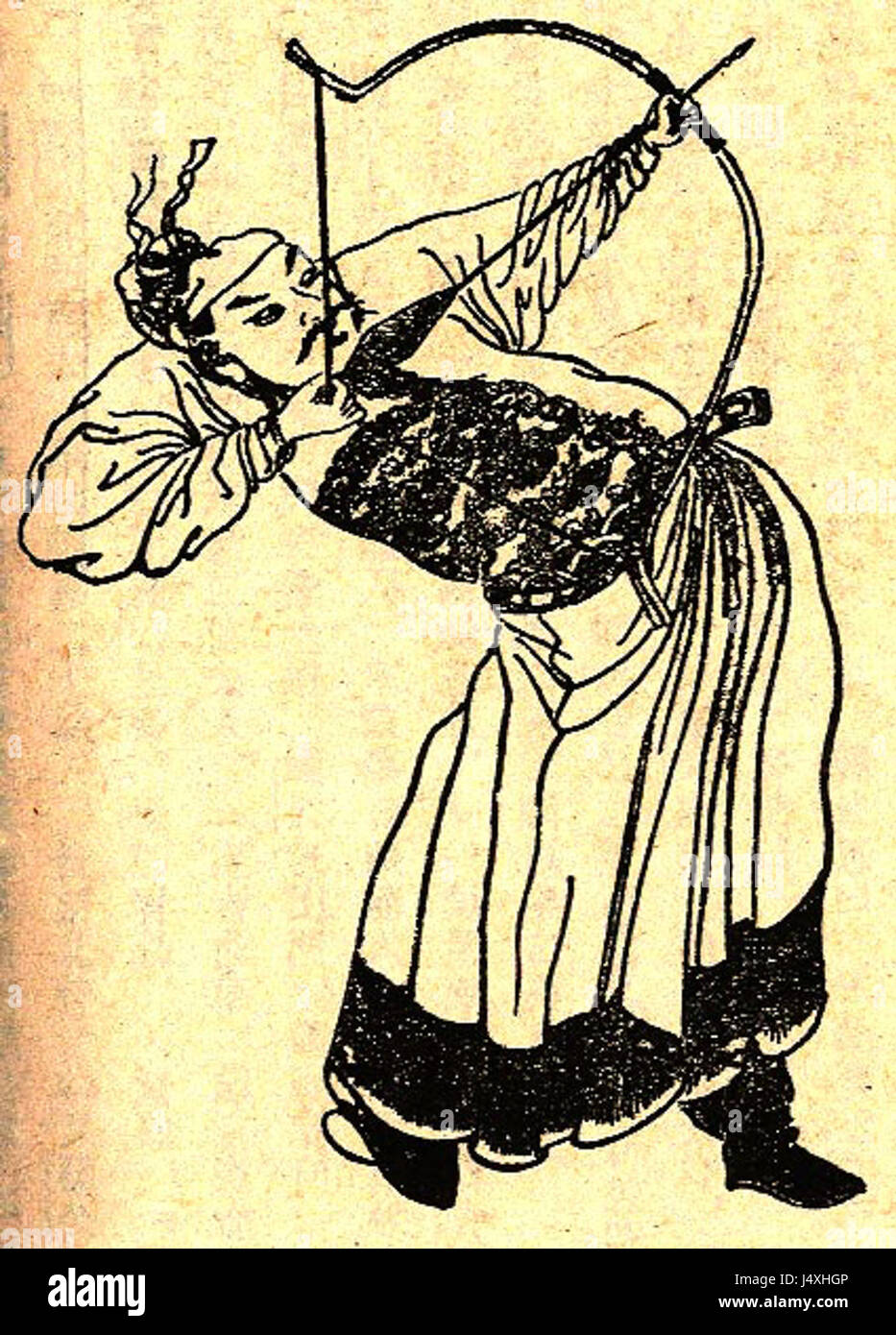 A portrait of Zhang Liao, a prominent general from the Three Kingdoms ...