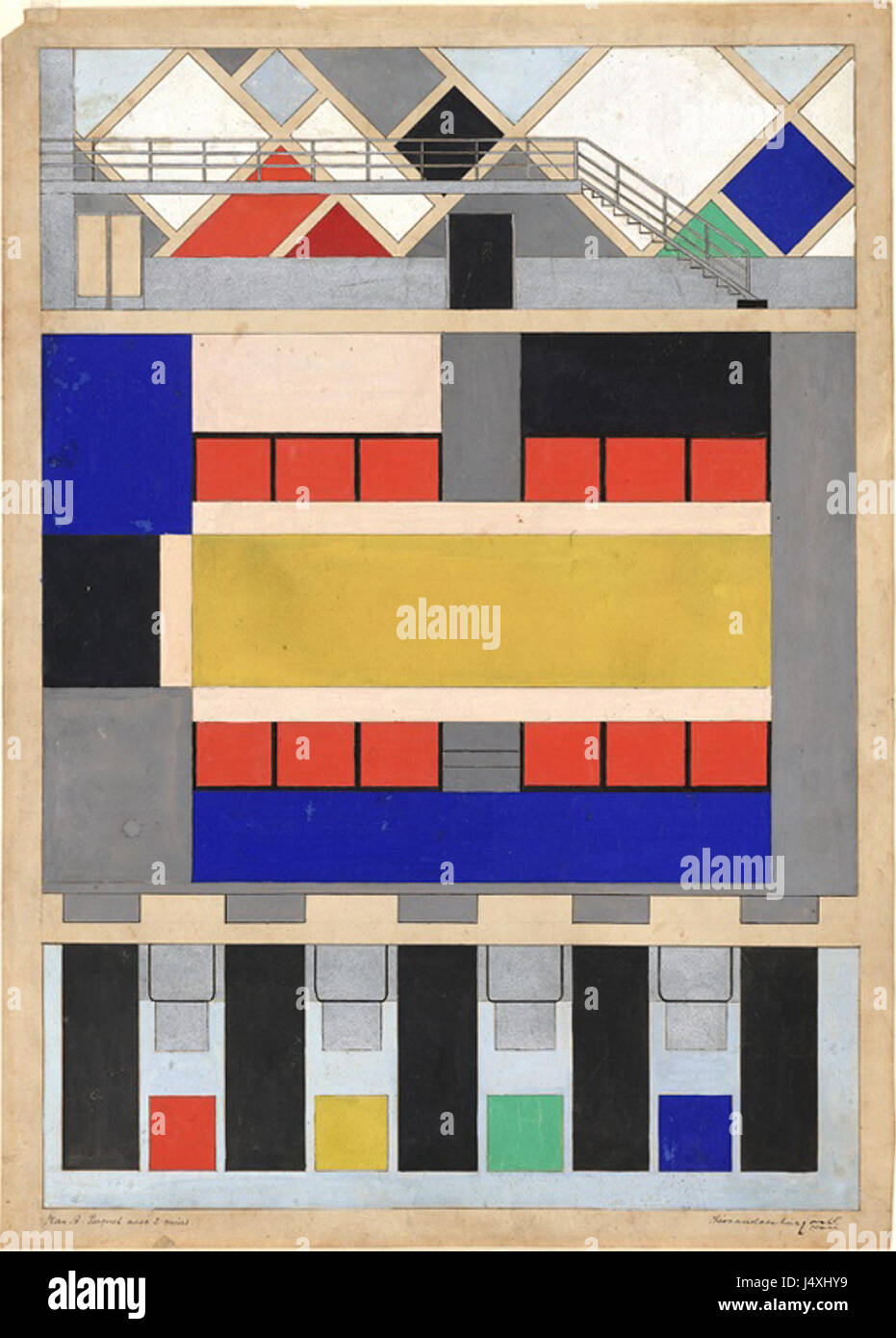 Theo van Doesburg was a Dutch painter and architect, a key figure in ...