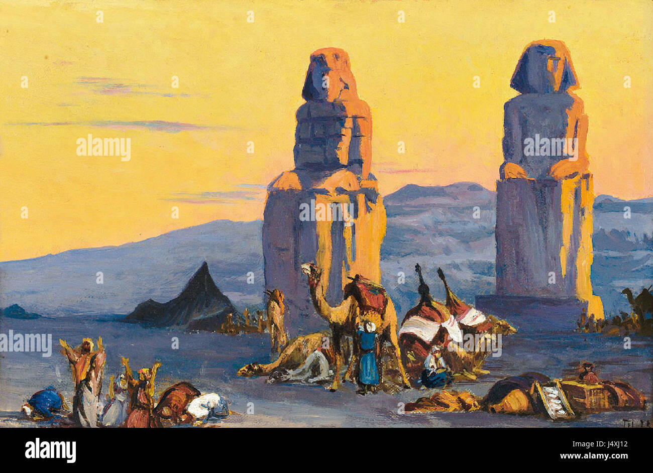 Kolosse von memnon hi-res stock photography and images - Alamy