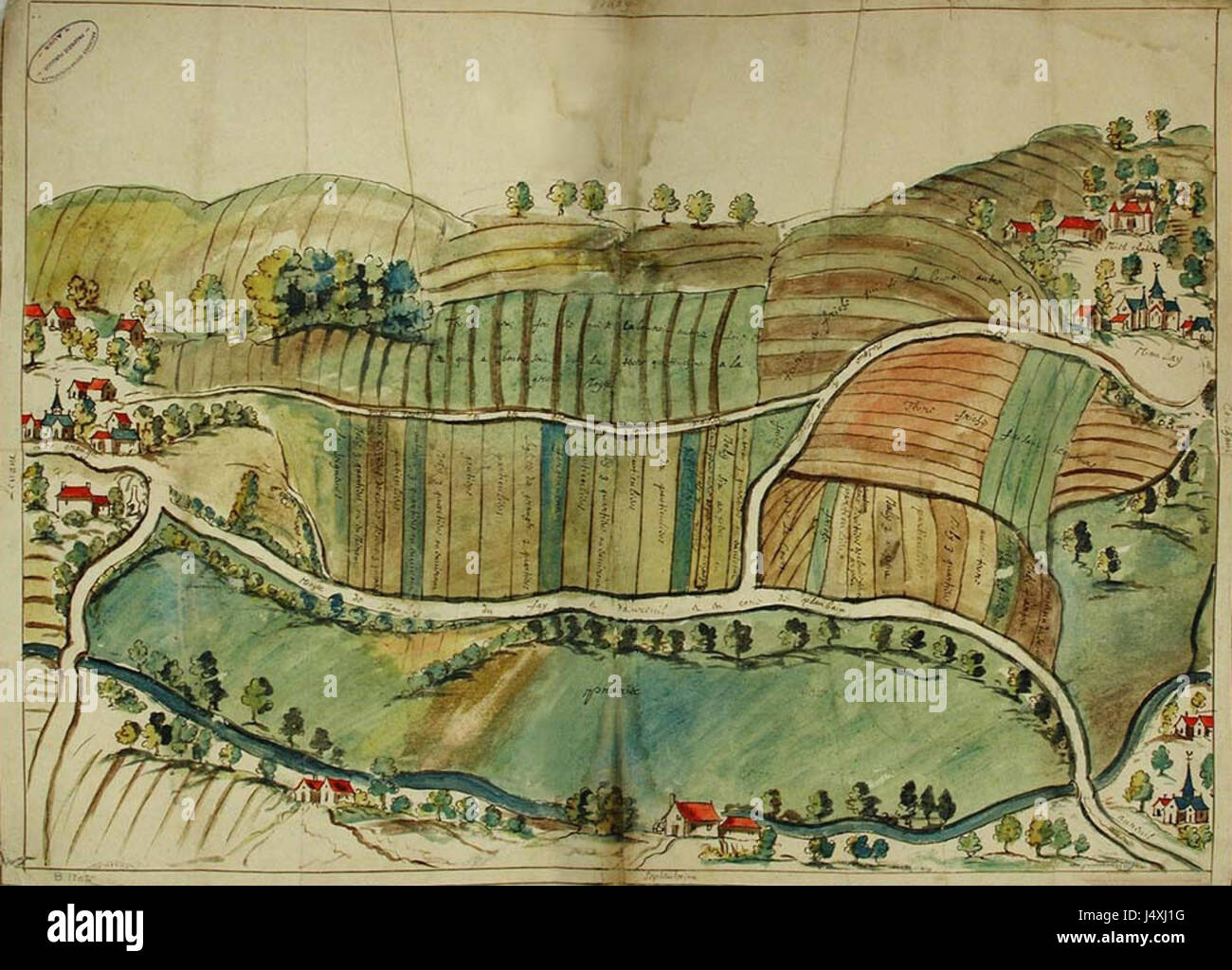 Map Of Aube High Resolution Stock Photography and Images - Alamy