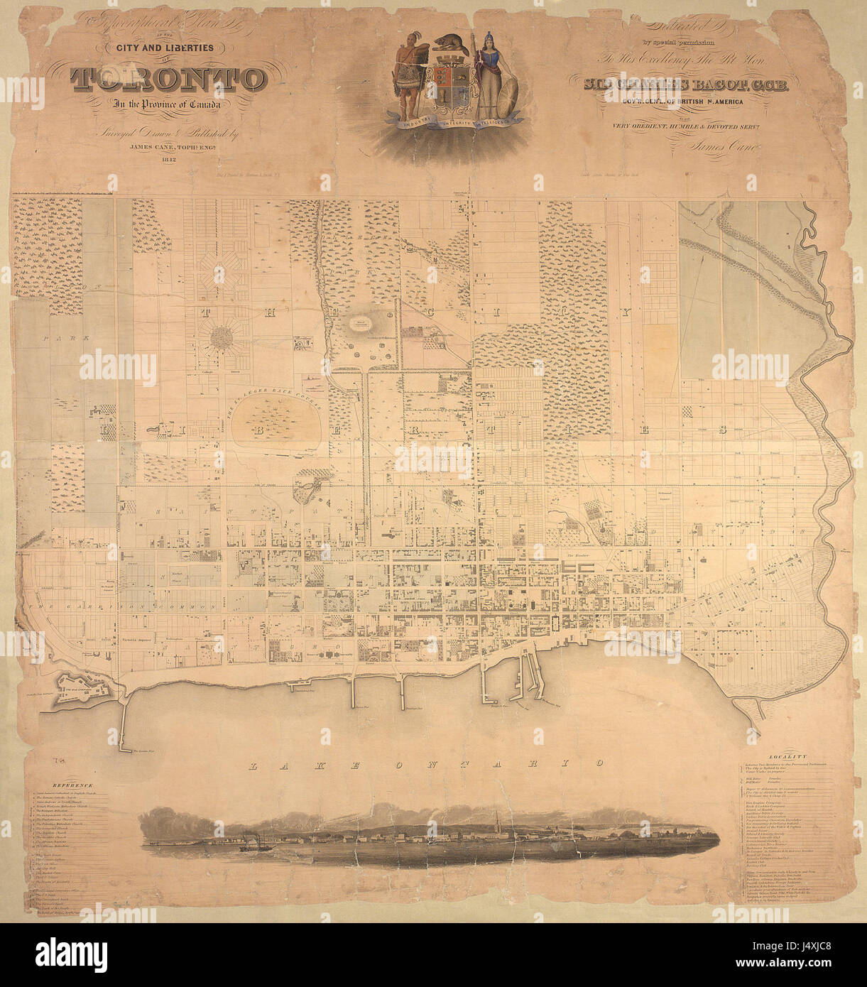 Toronto old map hi-res stock photography and images - Alamy