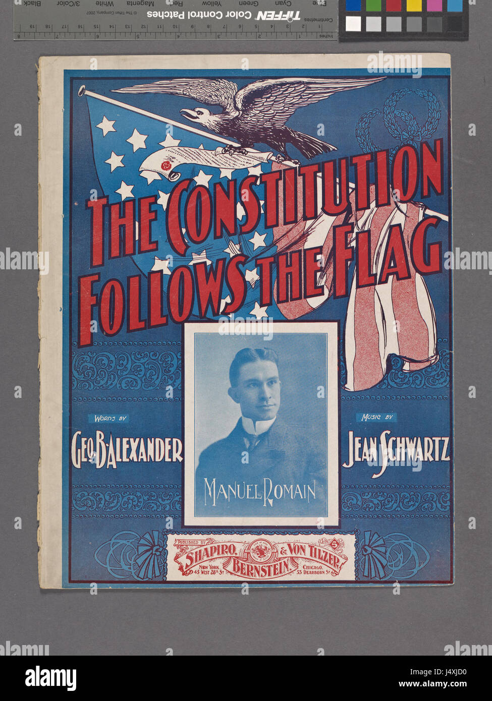 This work, 'The Constitution Follows the Flag,' examines the ...