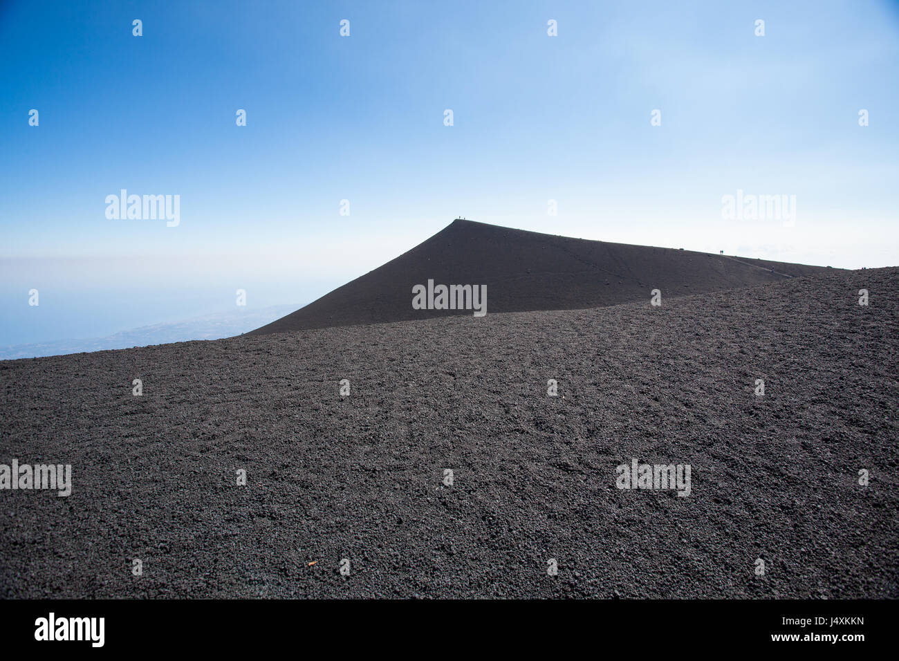 Volcano crater's edge at Mt. Etna in Sicily, Italy Stock Photo - Alamy