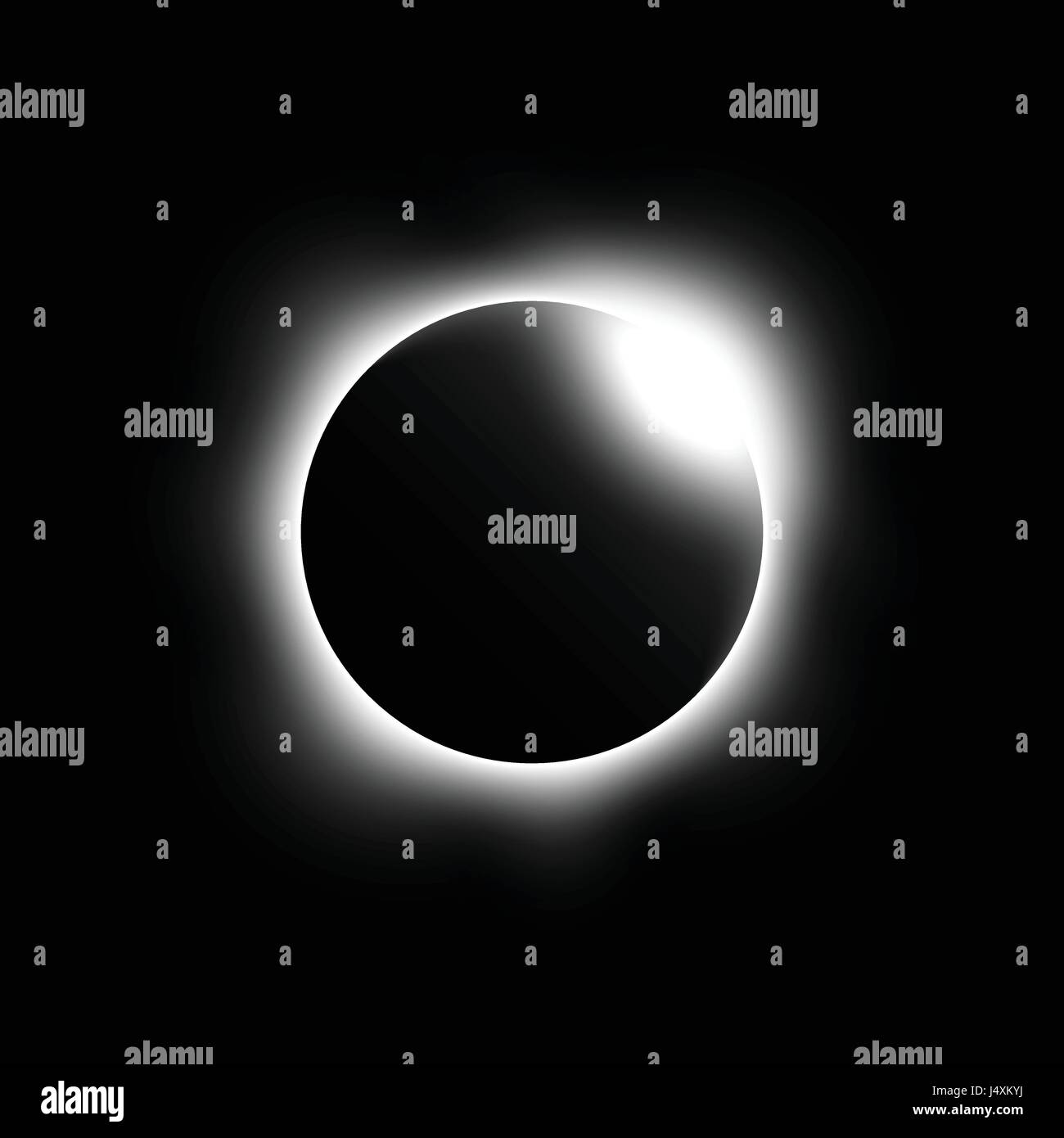 Eclipse of the sun . Vector Stock Vector Image & Art - Alamy