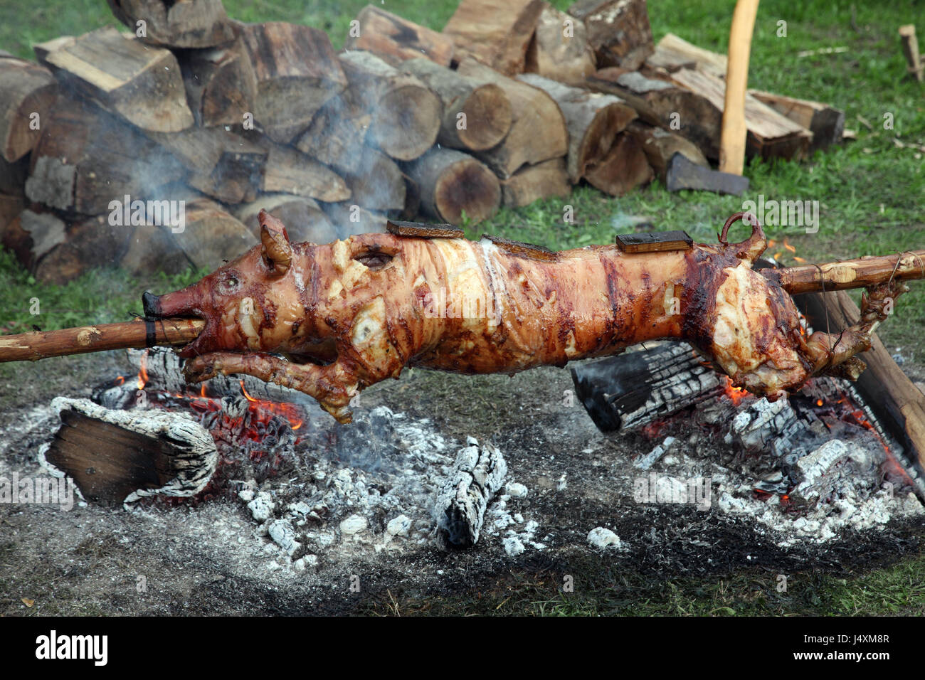 Pig on a stick hi-res stock photography and images - Alamy