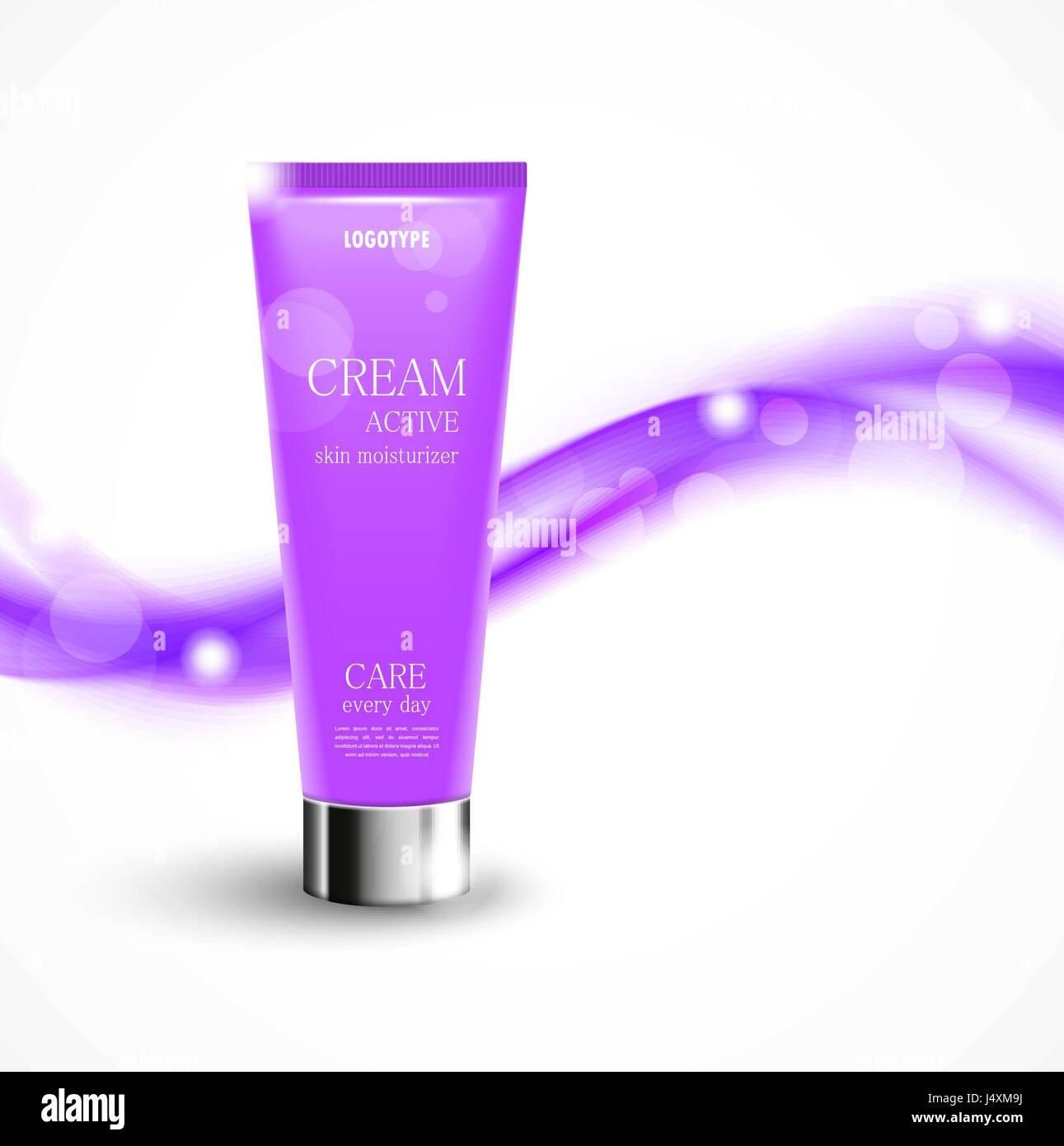 Skin moisturizer cosmetic ads template Stock Vector Image & Art - Alamy