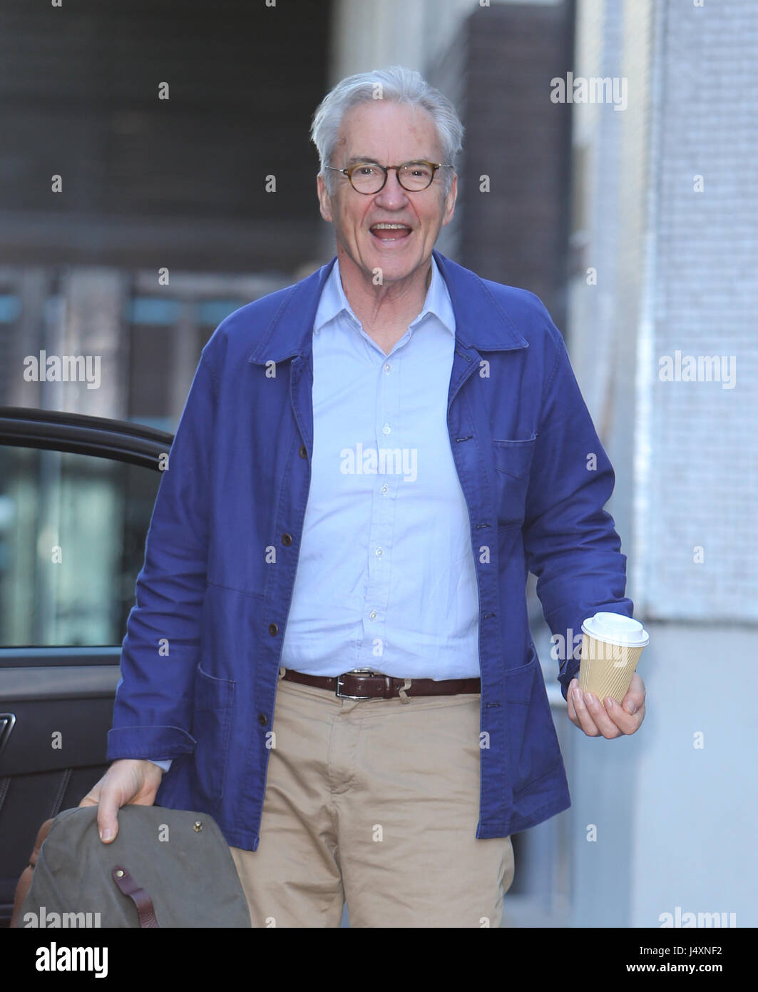 Larry Lamb outside ITV Studios Featuring: Larry Lamb Where: London ...