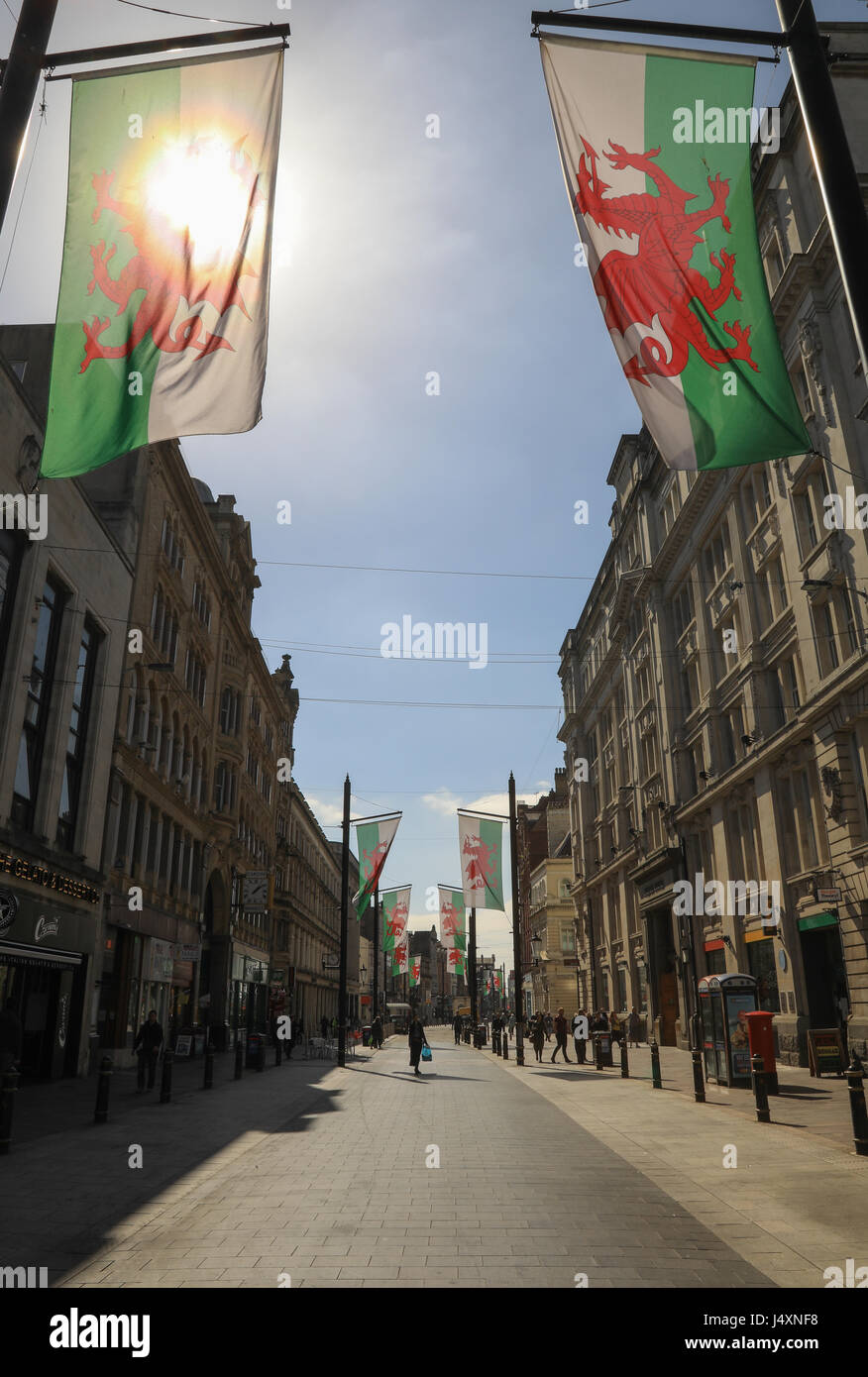 Welsh flag football hi-res stock photography and images - Alamy